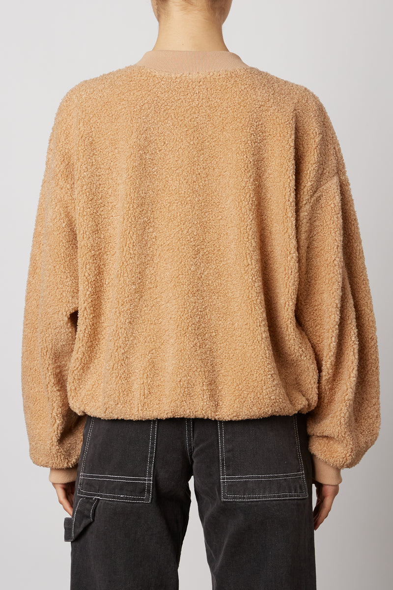 Boucle Tan Henley – Sapphire Boutique
